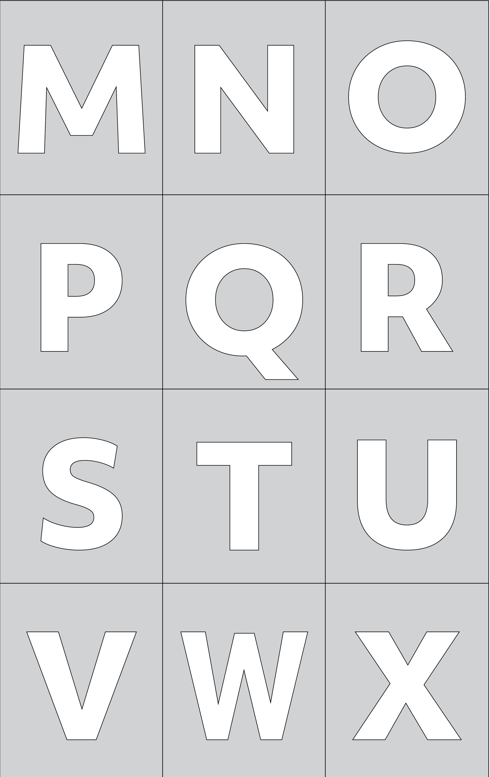 Letter Router Templates – Standish WoodStory